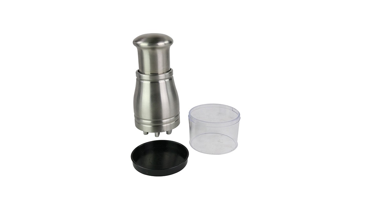 Stainless Steel Rotating Food Chopper Makes Cooking Simple